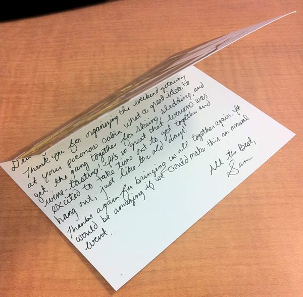 How To Write A Thank You Note The FlipKey Blog
